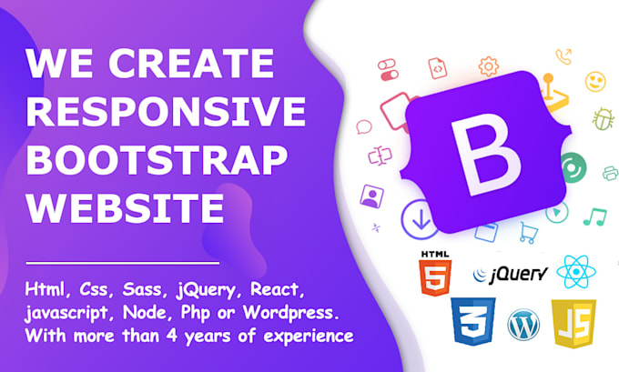 Do Responsive Website Using Html Css Bootstrap5 Within 24h By Musabmahmud Fiverr