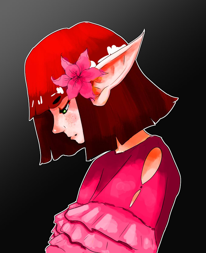 Draw a fully rendered character profile picture by Sabrebb | Fiverr