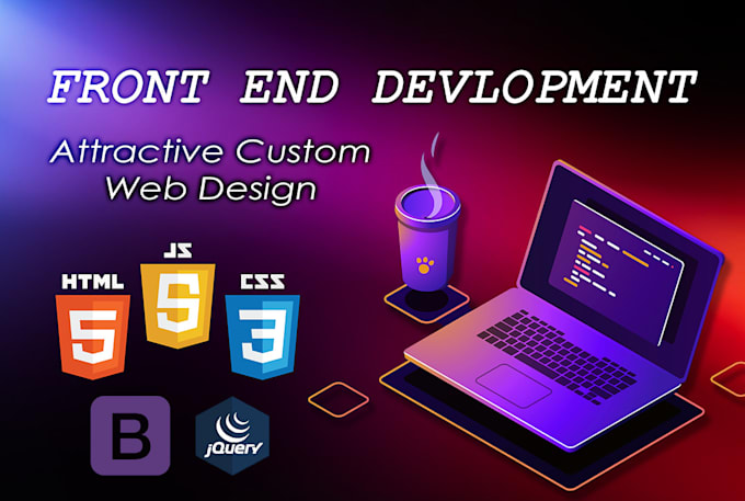 Do front end development in html, css, javascript by Chkhawla | Fiverr