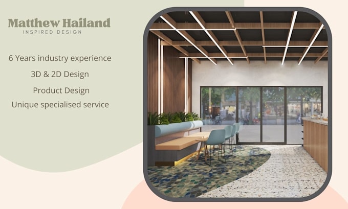 Do architectural 2d and 3d design, interior and exterior by Matthailand ...
