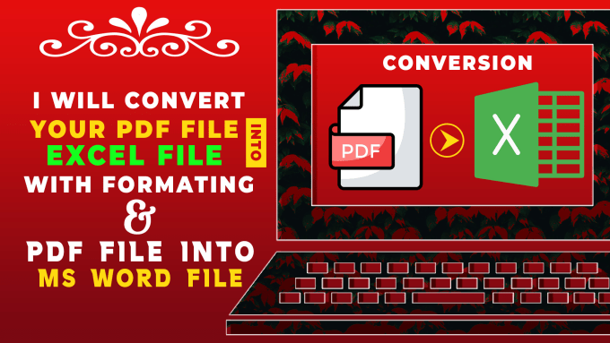Convert your pdf into ms excel and ms word by Saeedrahimoon | Fiverr Convert your pdf into ms excel and ms word by Saeedrahimoon | Fiverr