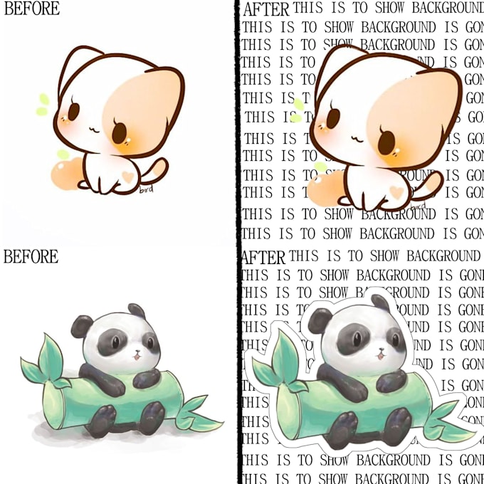 Show you a quick background removal by Spychehye | Fiverr