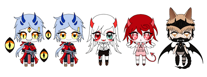 Draw okay chibi art by Tearfulghost | Fiverr