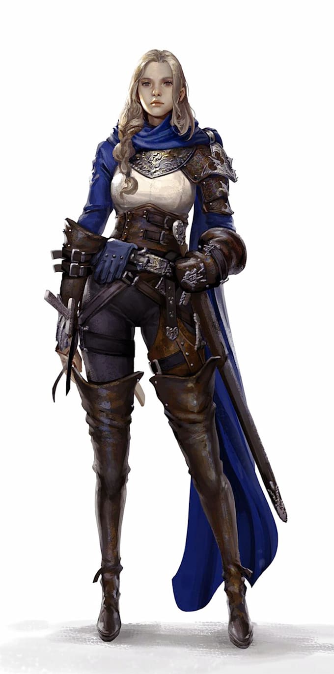 Create fantasy game character by Wat_hehisl | Fiverr