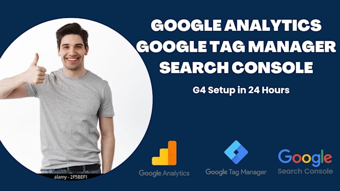 Setup google analytics, tag manager, and search console on g4 by Atik1525 | Fiverr