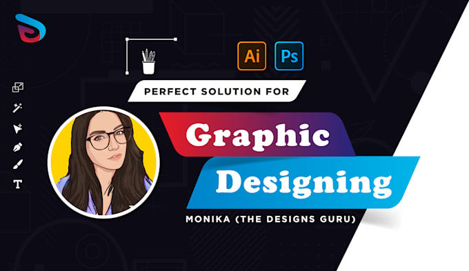Do any graphic design using adobe illustrator, adobe or photoshop ...