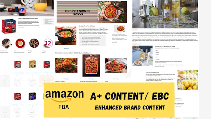 Design amazon enhanced brand content, ebc for your amazon listing, a ...