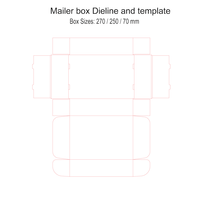 Make perfect box dieline, box template for your box by Anwar_package ...
