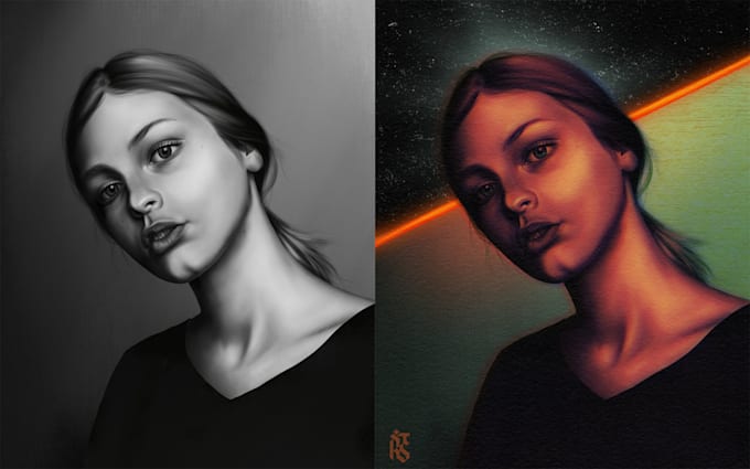 Create amazing portraits for anything you need by Rodristoteles | Fiverr
