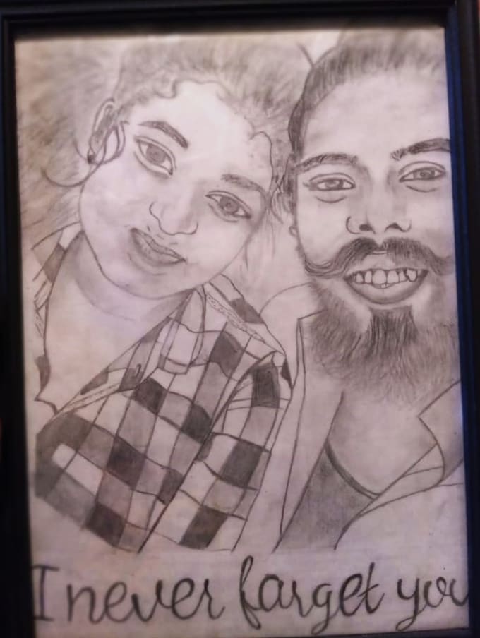 Draw realistic pencil sketch portrait drawing super quick by Dilax_key ...