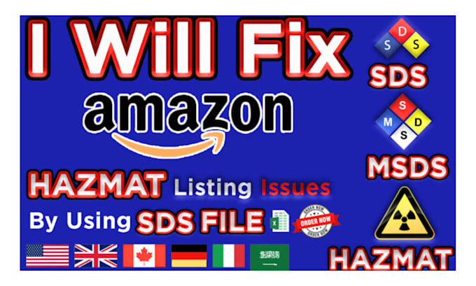 Fix your sds, msds, hazmat issues on amazon using safety data sheet by ...