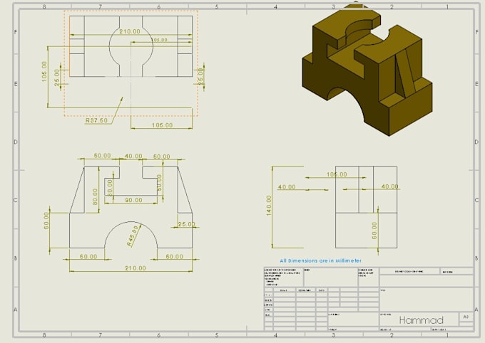 Create 2d and 3d model rendered 3d model designs by Hammadraza661 | Fiverr