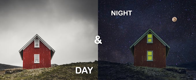 Edit day to night image by Deepikachauh485 | Fiverr