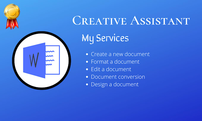 Create, format, edit, and design any ms word document by Cr_assistant ...
