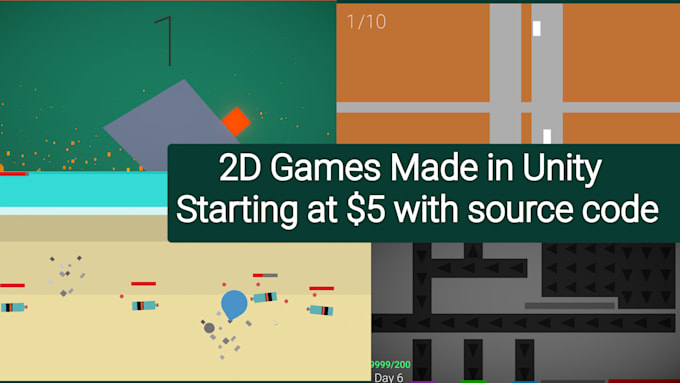 Create your 2d game idea in unity by Hatem_ashraf | Fiverr