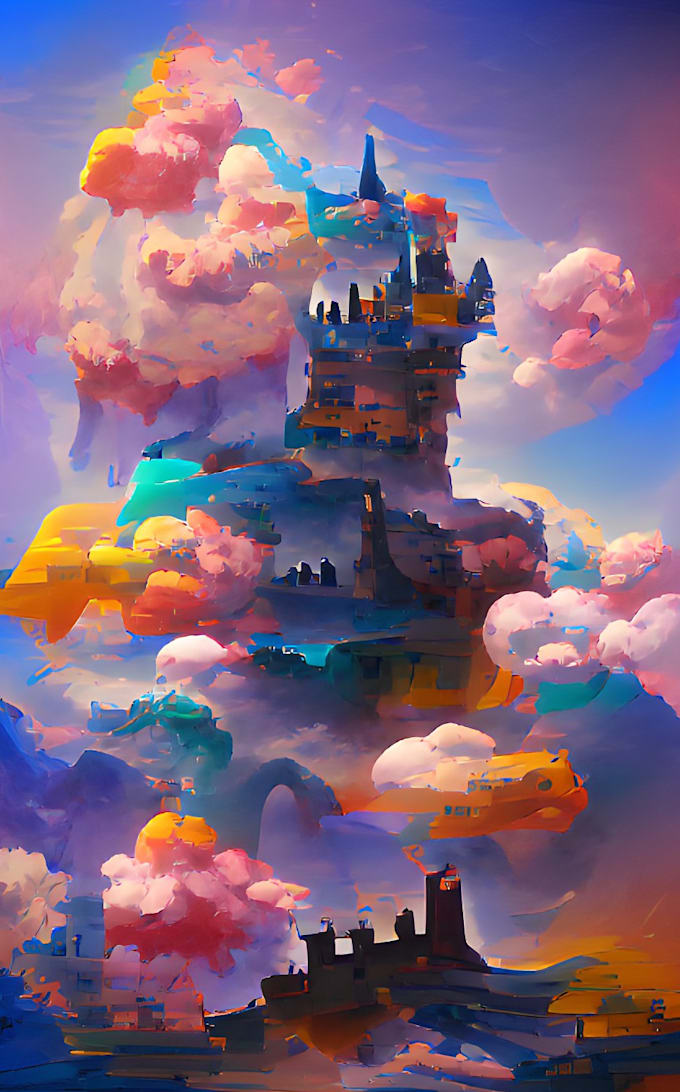 Create abstract scenery artwork for you by Simonbennett88 | Fiverr