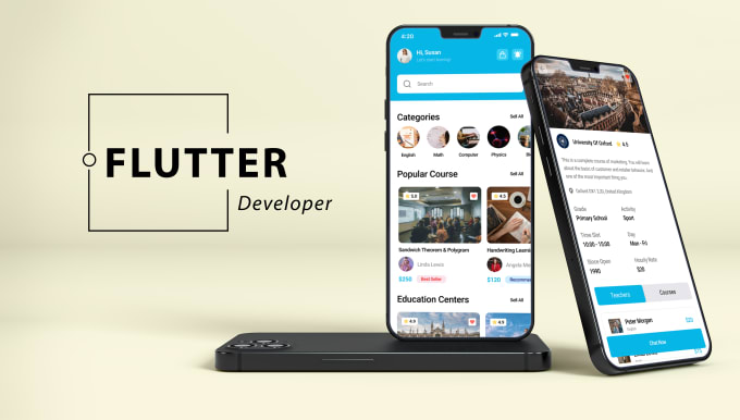 Develop android and ios apps using flutter by Zamirhaider23 | Fiverr