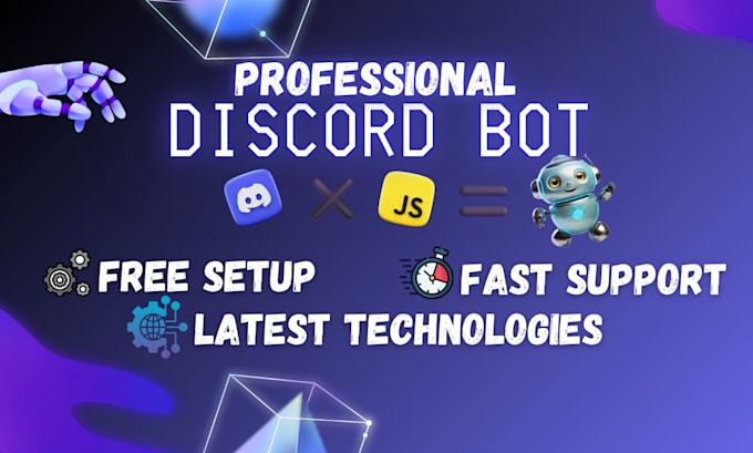 Make a professional discord bot in node js in 2025 by Mrquartz99 | Fiverr