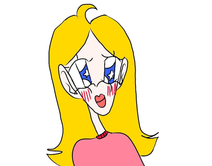 Draw a cringe anime drawing of anyone for cheap by Llushiii | Fiverr