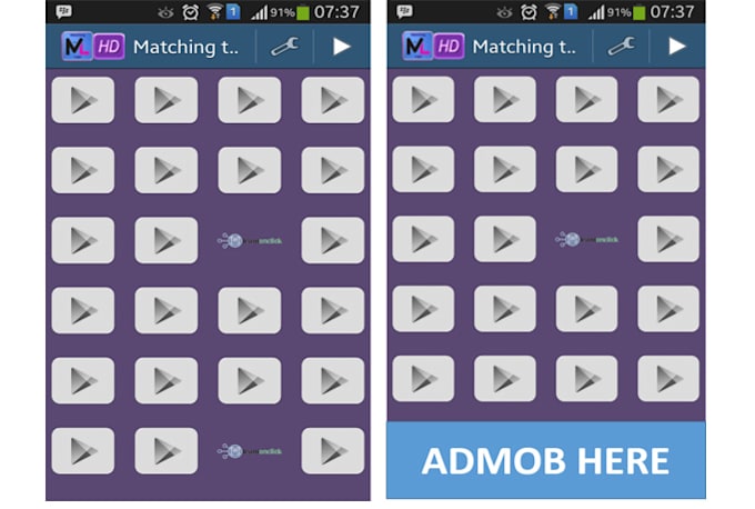 Create android match tap games by Bosgraphics | Fiverr