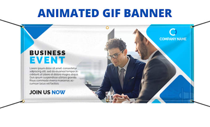 Create animated gif banner website social design by Edraalves | Fiverr