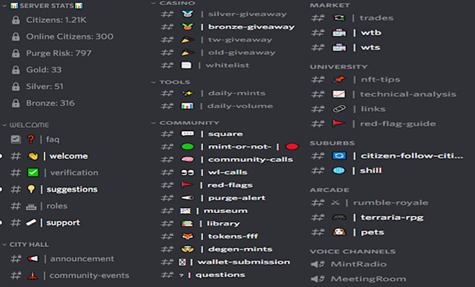 Create an advanced nft discord server by Realistcryptotv | Fiverr