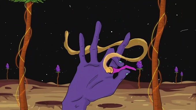 trippy animated visuals