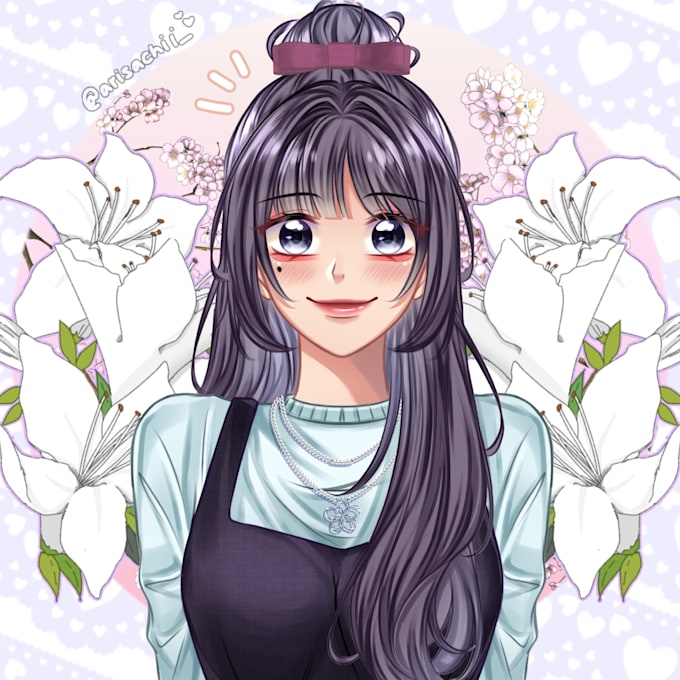 Draw simple anime and webtoon style by Arisachii | Fiverr