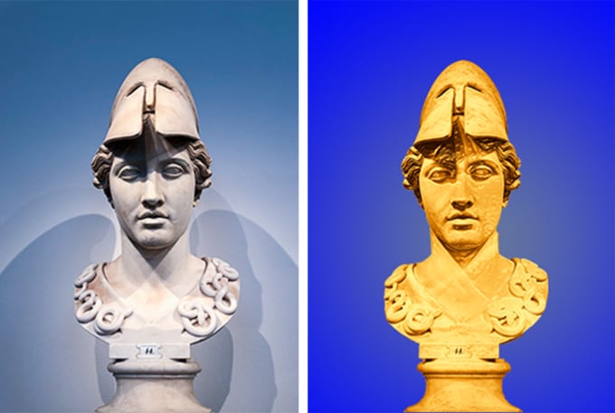 Convert logo and photo into a gold effect professionally by ...