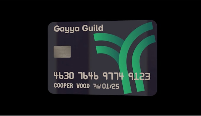 Create 3d parallax nft trading card, quality nft membership card by ...