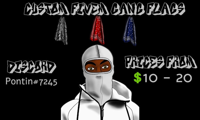 Make custom fivem ready gang flags by Harrisonpontin | Fiverr
