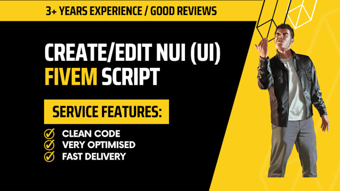Create an optimized fivem script with a ui by Sinaps_dev | Fiverr
