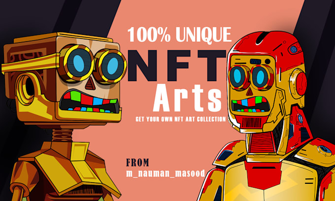 Create custom cool nft cartoon art collection up to 10k by M_nauman ...