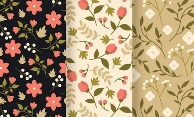 Do multiple pattern designs by Sumbalzaman2029 | Fiverr