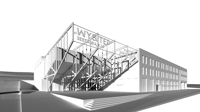 Model architecture and interior design in rhino by Kmsnsk_std | Fiverr