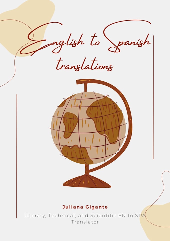 Translate english to spanish by Julianagigante | Fiverr