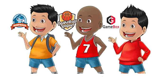 Do a super cool, custom characters for your videos by Aventusdigi | Fiverr