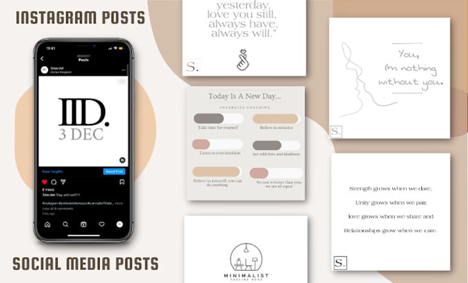 Design pro minimalist and engaging social media posts, ads by ...