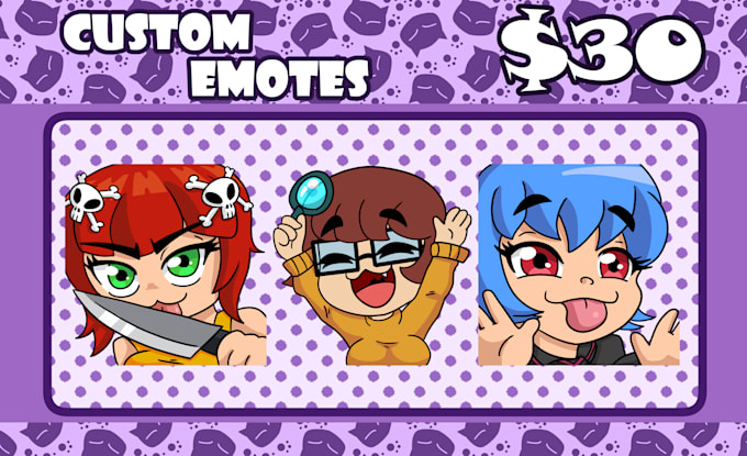 Create Cute Chibi Emotes Nsfw Or Sfw By Darkheidden Fiverr