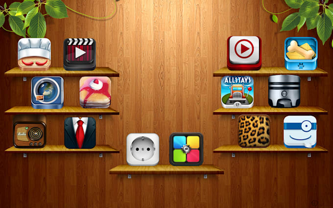 Design awesome app icon for your iphone app by Sabina1 | Fiverr