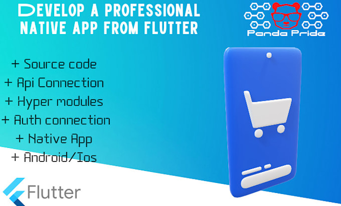 Develop native mobile app from flutter framework by Prideofpanda | Fiverr