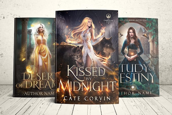 Design professional fantasy book cover design by Aleeydesigns | Fiverr