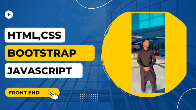 Create Frontend Using Html Css Bootstrap Javascript By Abdullah1816 Fiverr