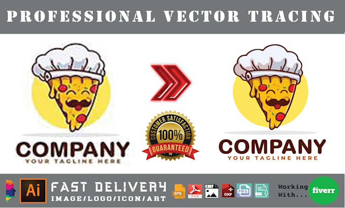 Do vector tracing, vectorization, logo to vector by D_art_90s | Fiverr
