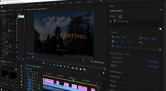 Do amazing edit to your video by Baderbakalla | Fiverr