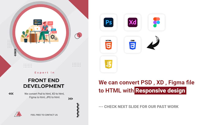 Convert figma, xd , psd to html , responsive design by Jabaj_belim | Fiverr Convert figma, xd , psd to html , responsive design by Jabaj_belim | Fiverr