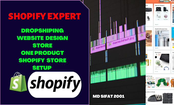 Create one product shopify dropshipping store by Mdsifat2001 | Fiverr
