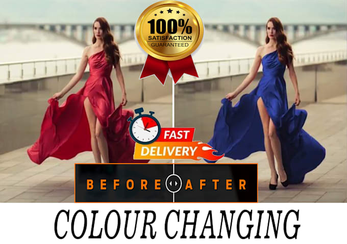 Change color of your dress in photoshop by Graphicsshvm | Fiverr