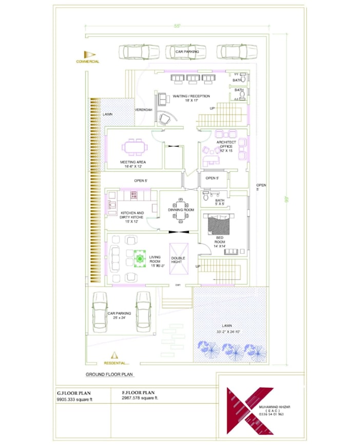 Covert plans to autocad, and sketchup by Architectkhizar | Fiverr