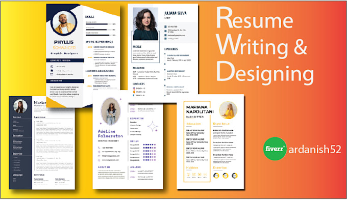 Perform resume design, youtube thumbnail design and social media post ...